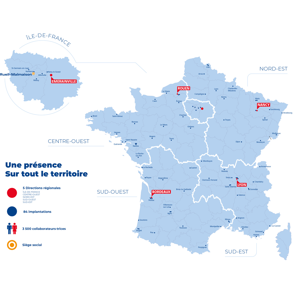 Nos implantations - Sogea Environnement